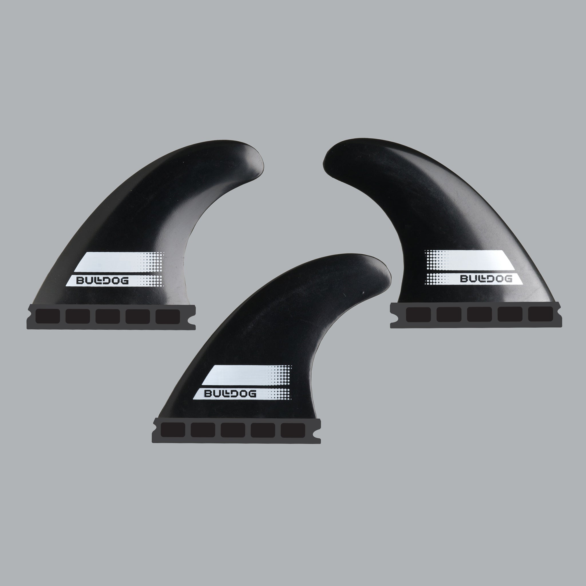 Bulldog Moulded Thruster Single Tab Fins - Set 3